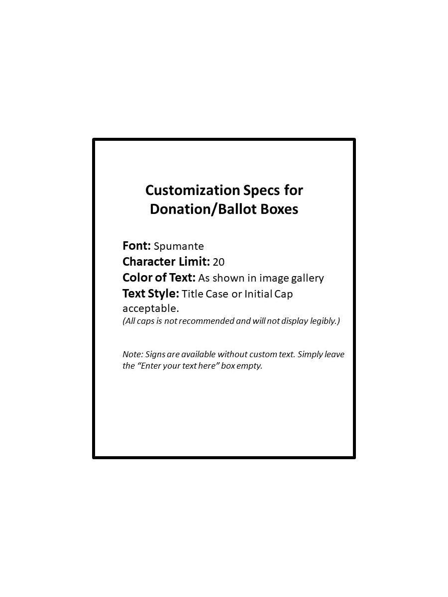 Cardboard Holiday Donation Box | Custom Text | Displays2Go