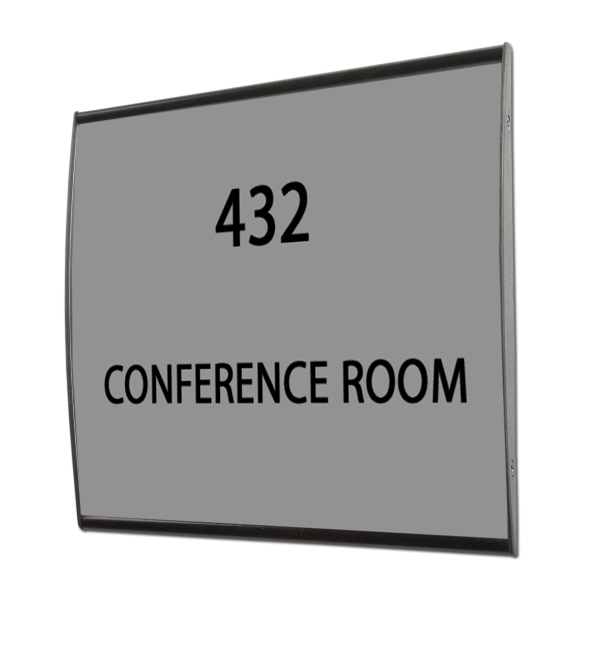 Office Door Signs | Black Anodized Aluminum Office Door Signage ...