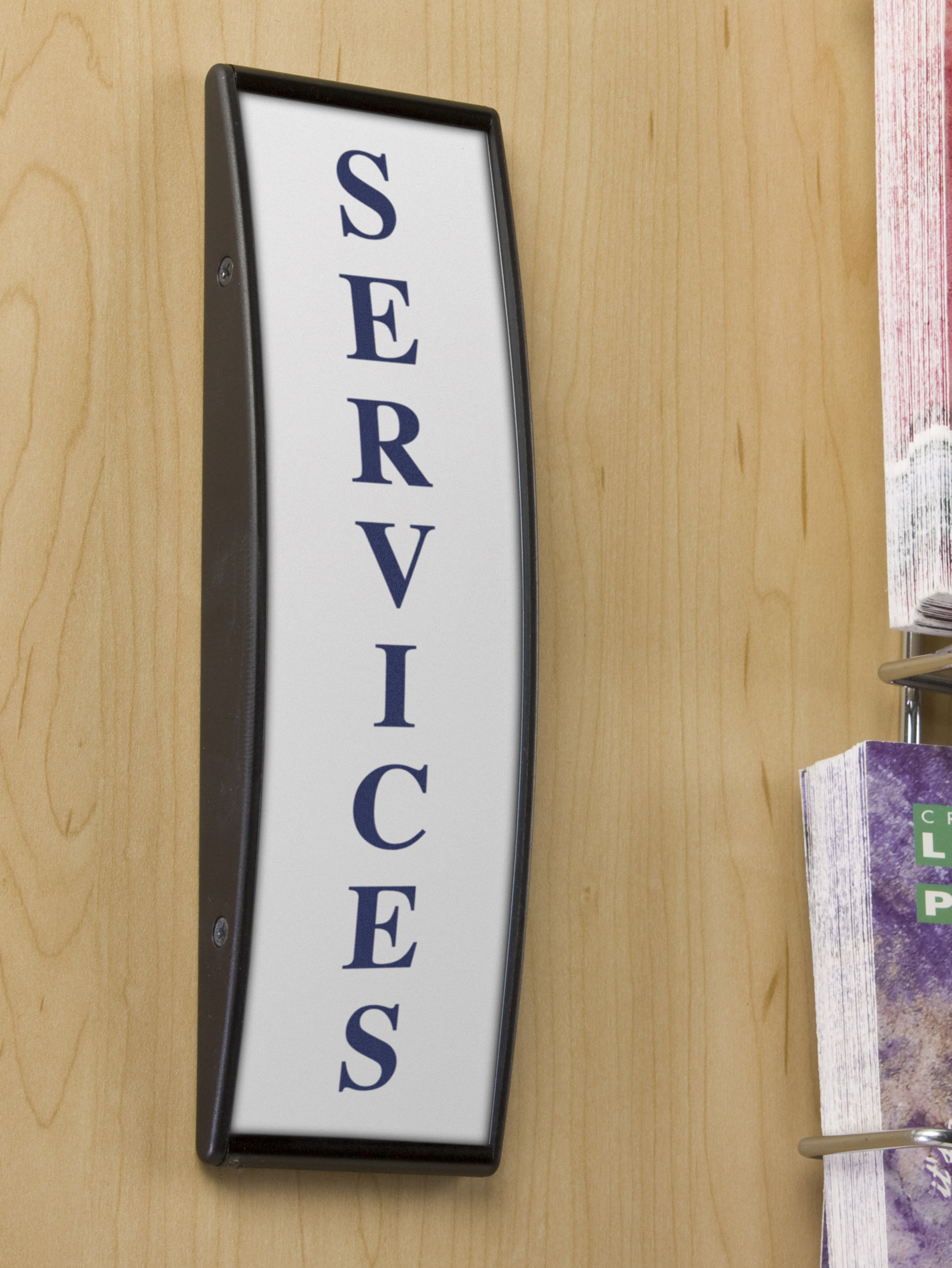 Office Sign | Indoor Name Sign Mounts Portrait or Landscape | Displays2Go