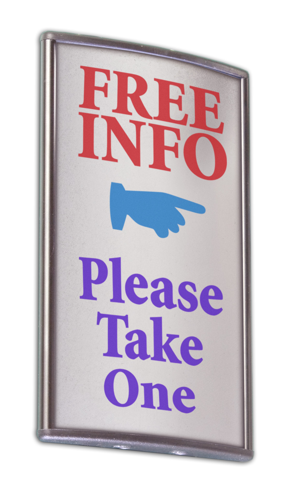 Door Signs | Versatile Curved Wall Sign Holder | Displays2Go