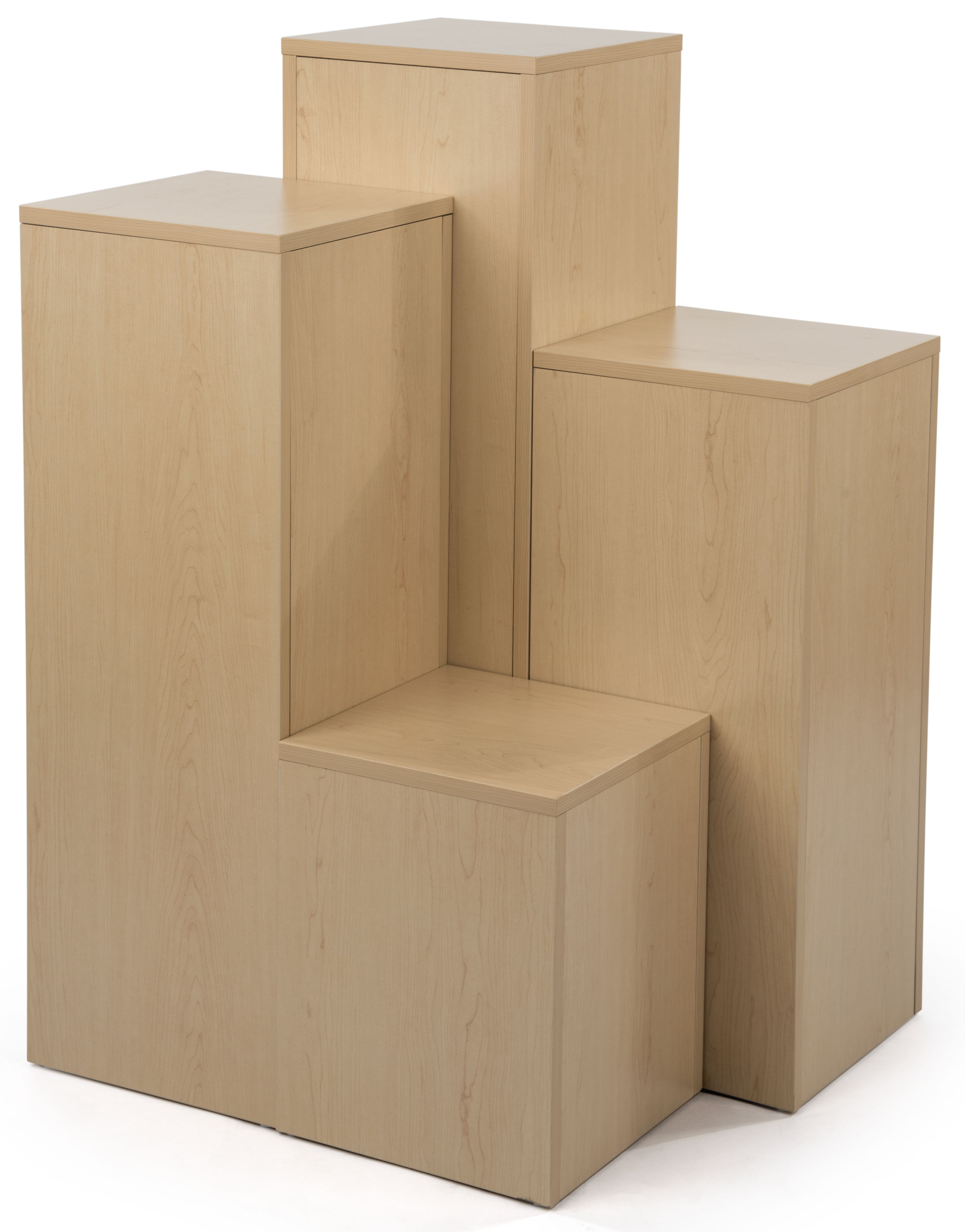 Wooden Display Cubes | Set of 4 | Displays2Go