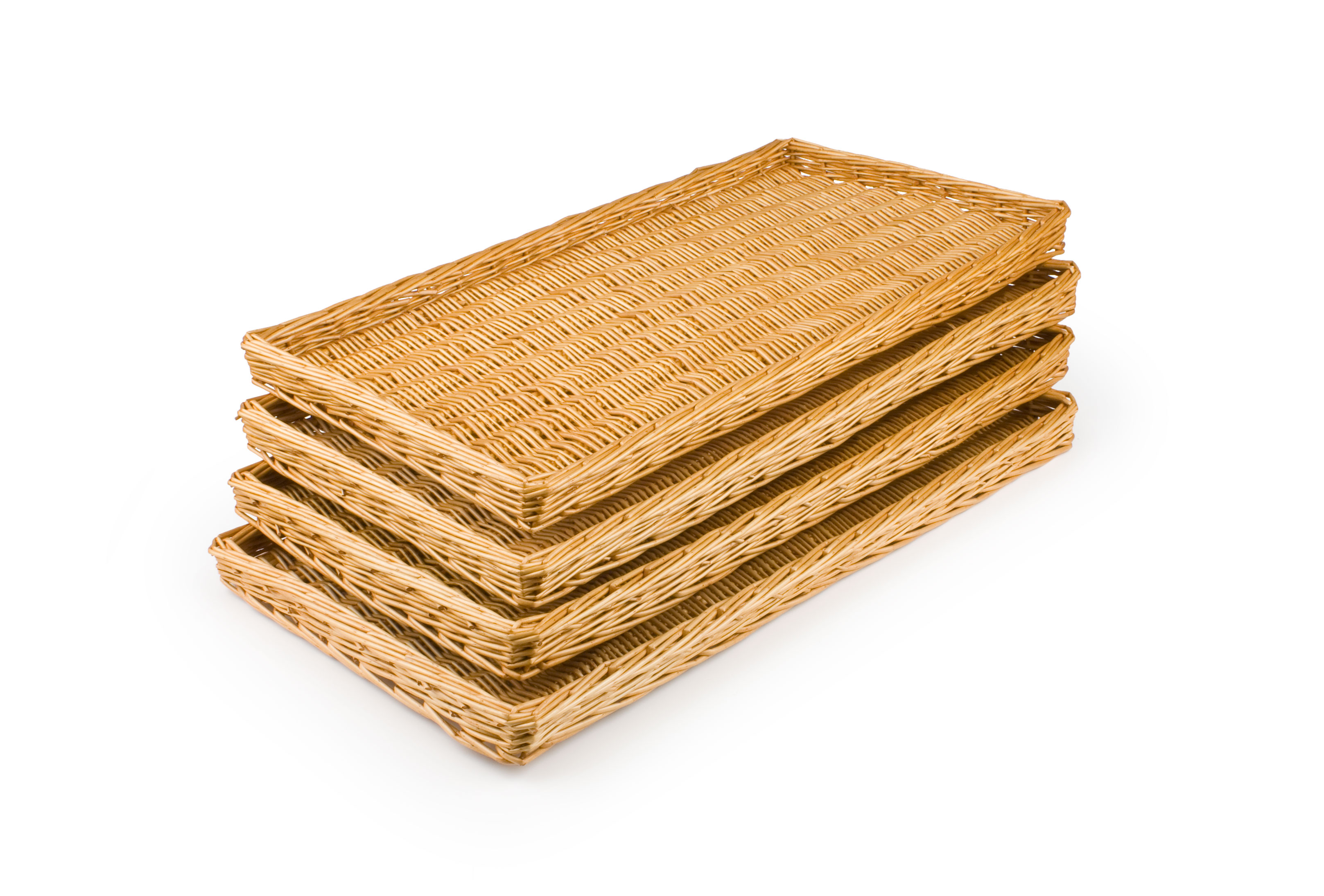These Wicker Trays Ship in Sets of 4 Baskets! Order Wicker Trays by 1pm ...