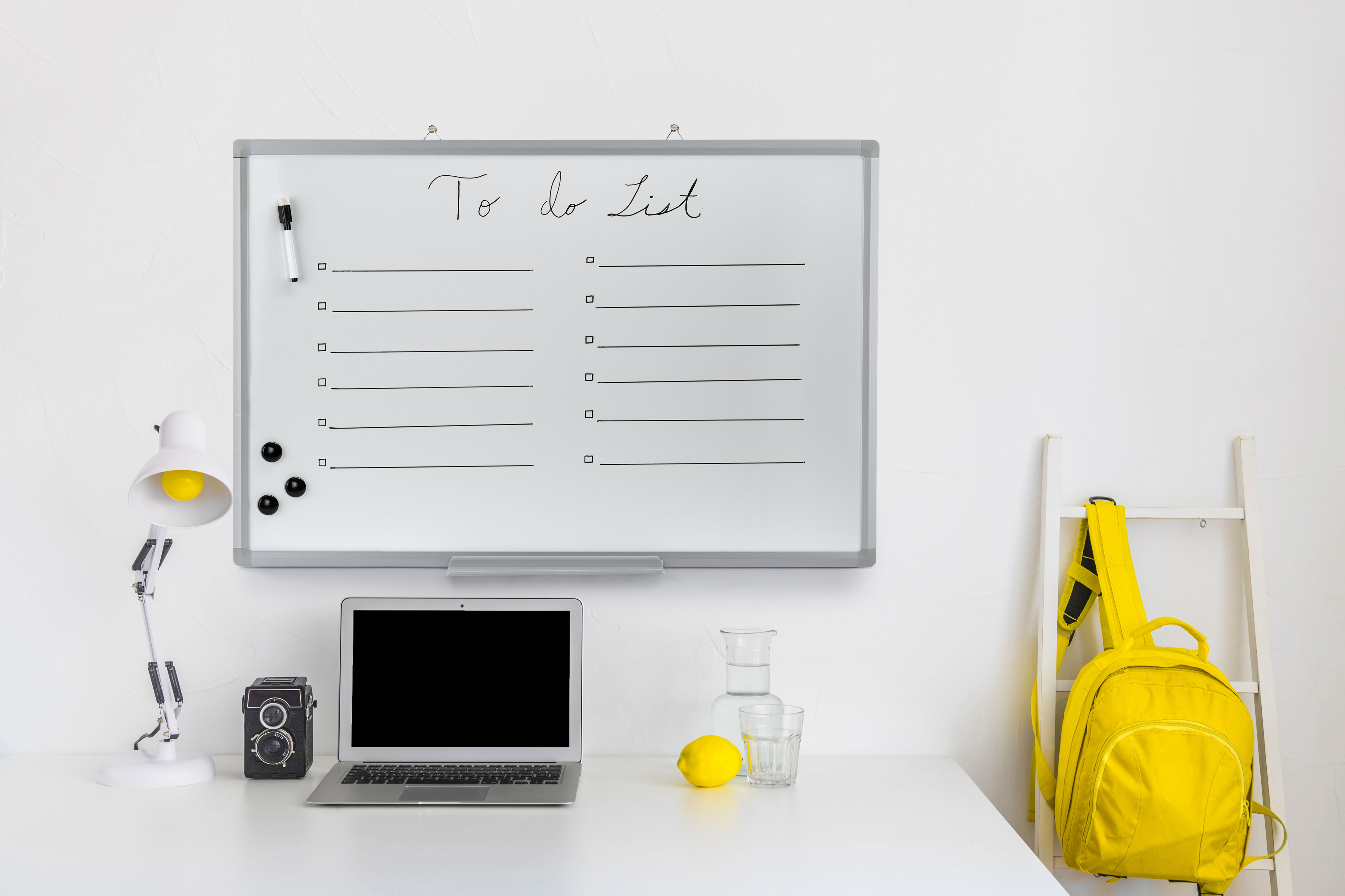 Project Management Whiteboard | 36” x 24” | Displays2Go