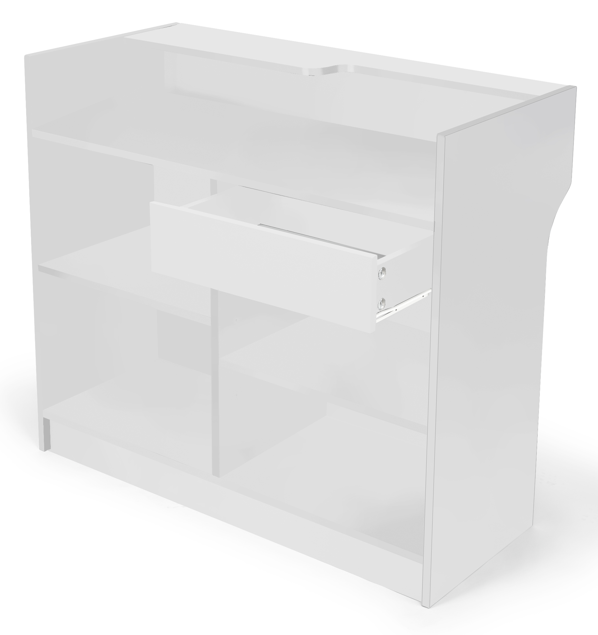 Ledgetop Counter with Graphics | Custom Checkout Display | Displays2Go