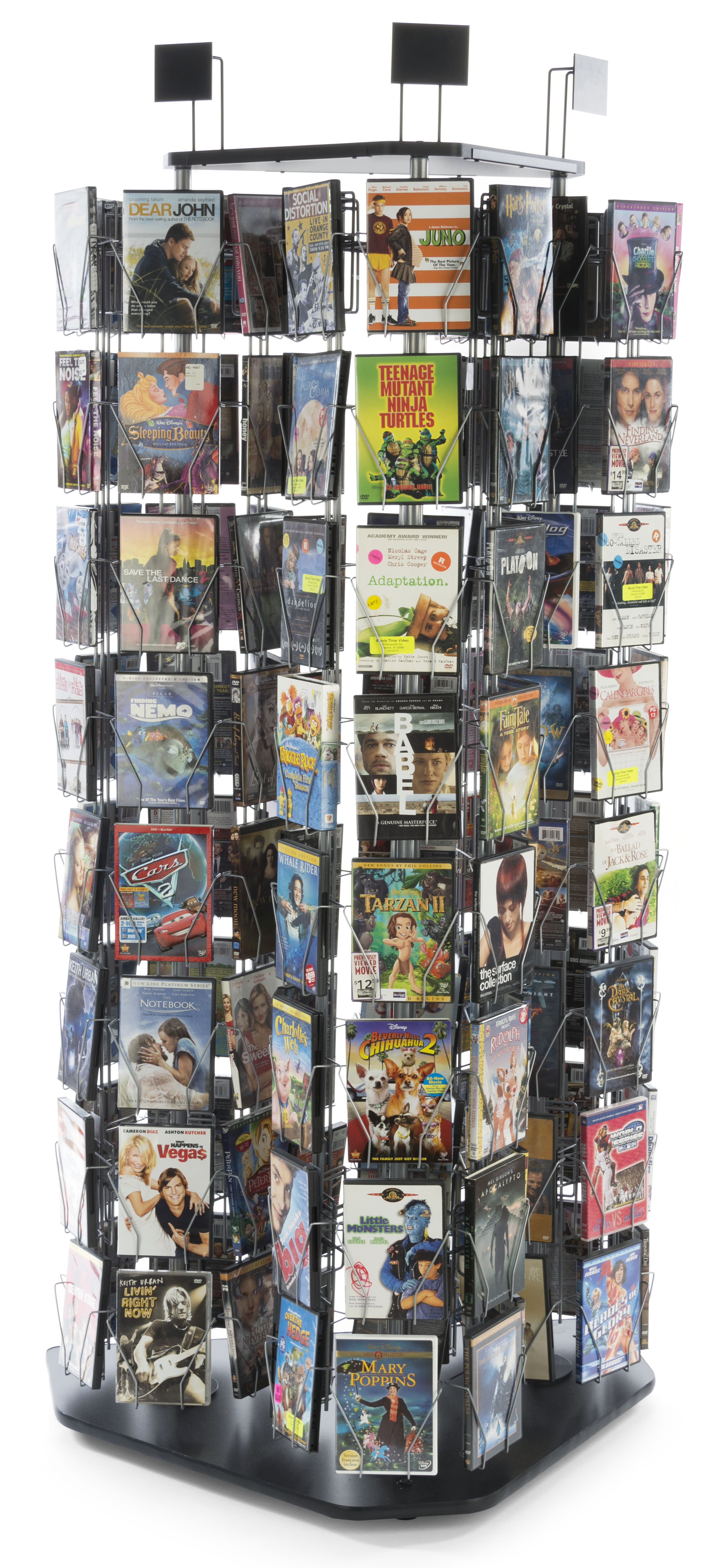 Wire Greeting Card Rack with 3 Spinners | Revolving | Displays2Go