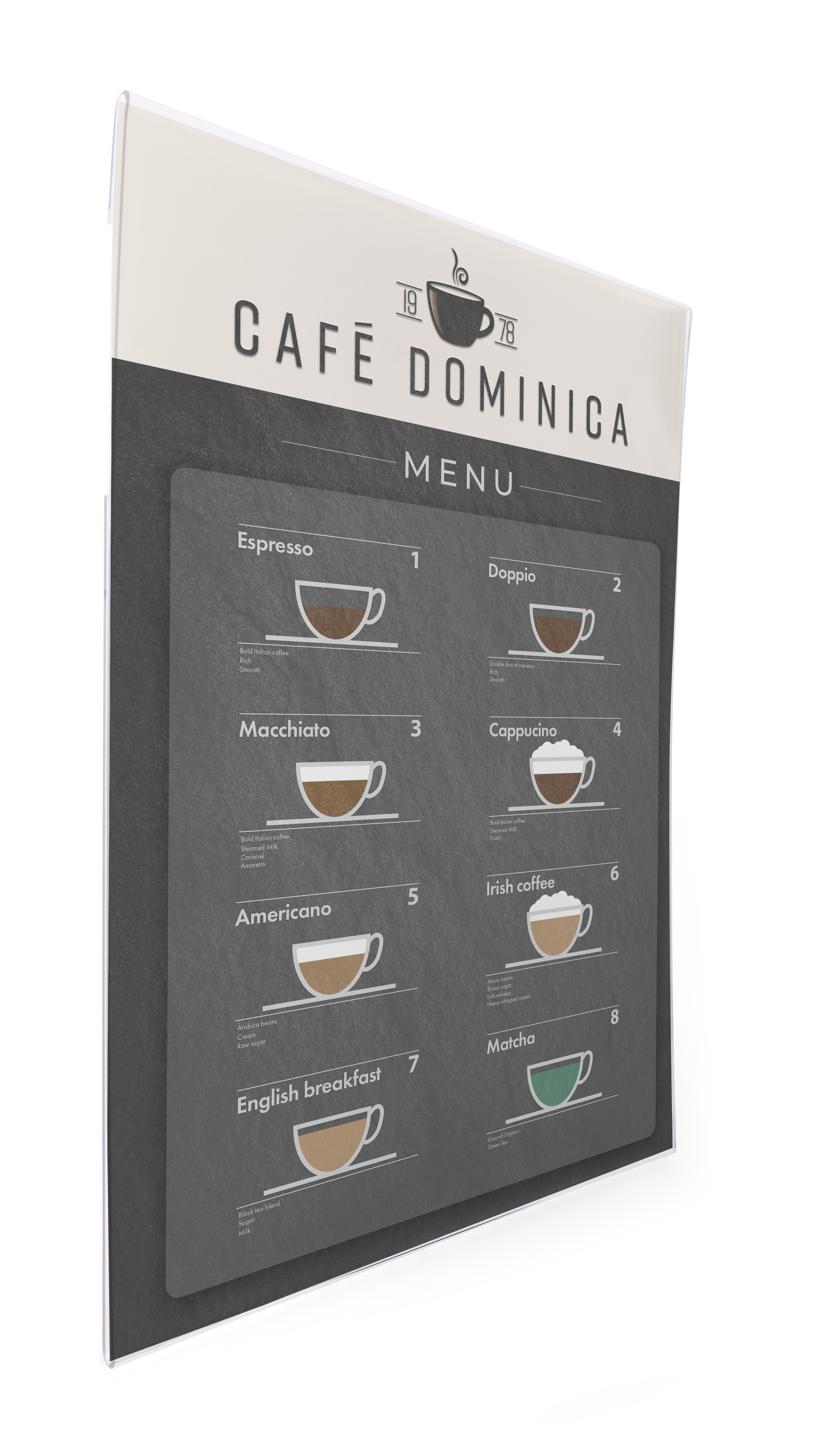 Wall Mounted Sign Holder w/ Clear Plastic 18" x 24" Frame