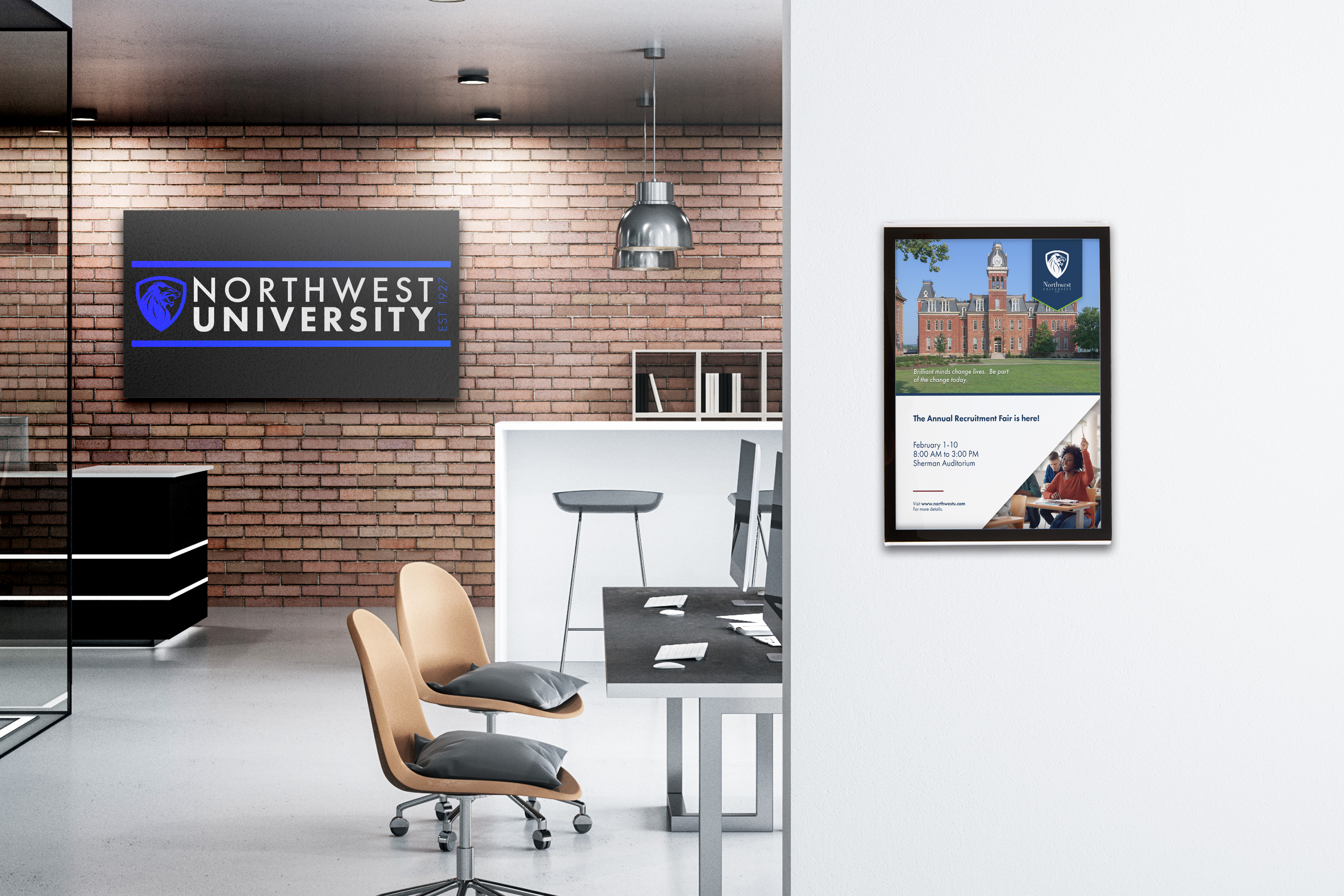 Wall Mounted Sign Holders | Displays2Go