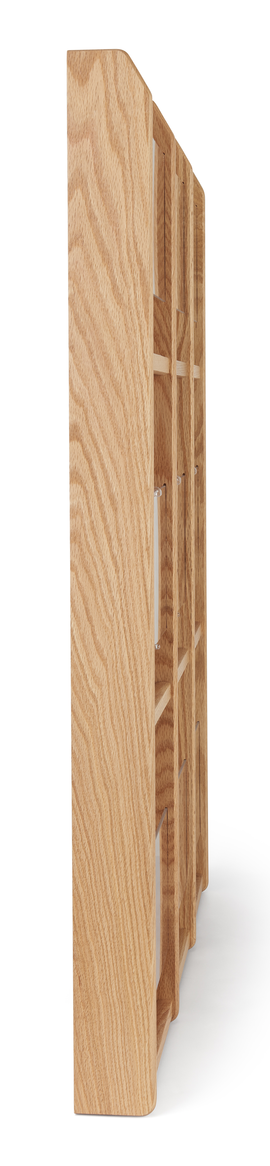 3 Tier Magazine Display | Light Oak Finish Wooden Literature Rack ...