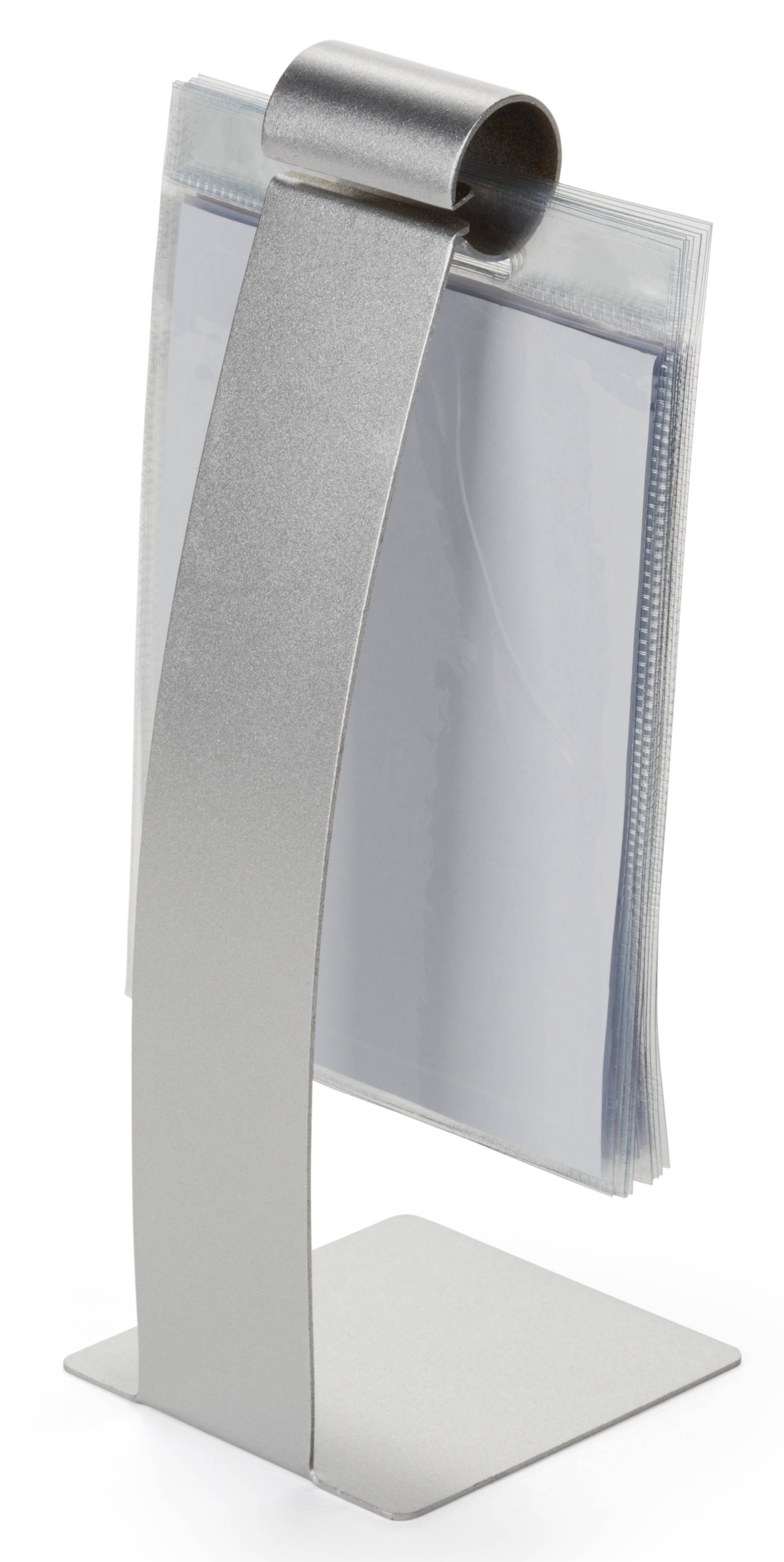 Stainless Steel Flip Menu Stand | Top Loading Design | Displays2Go