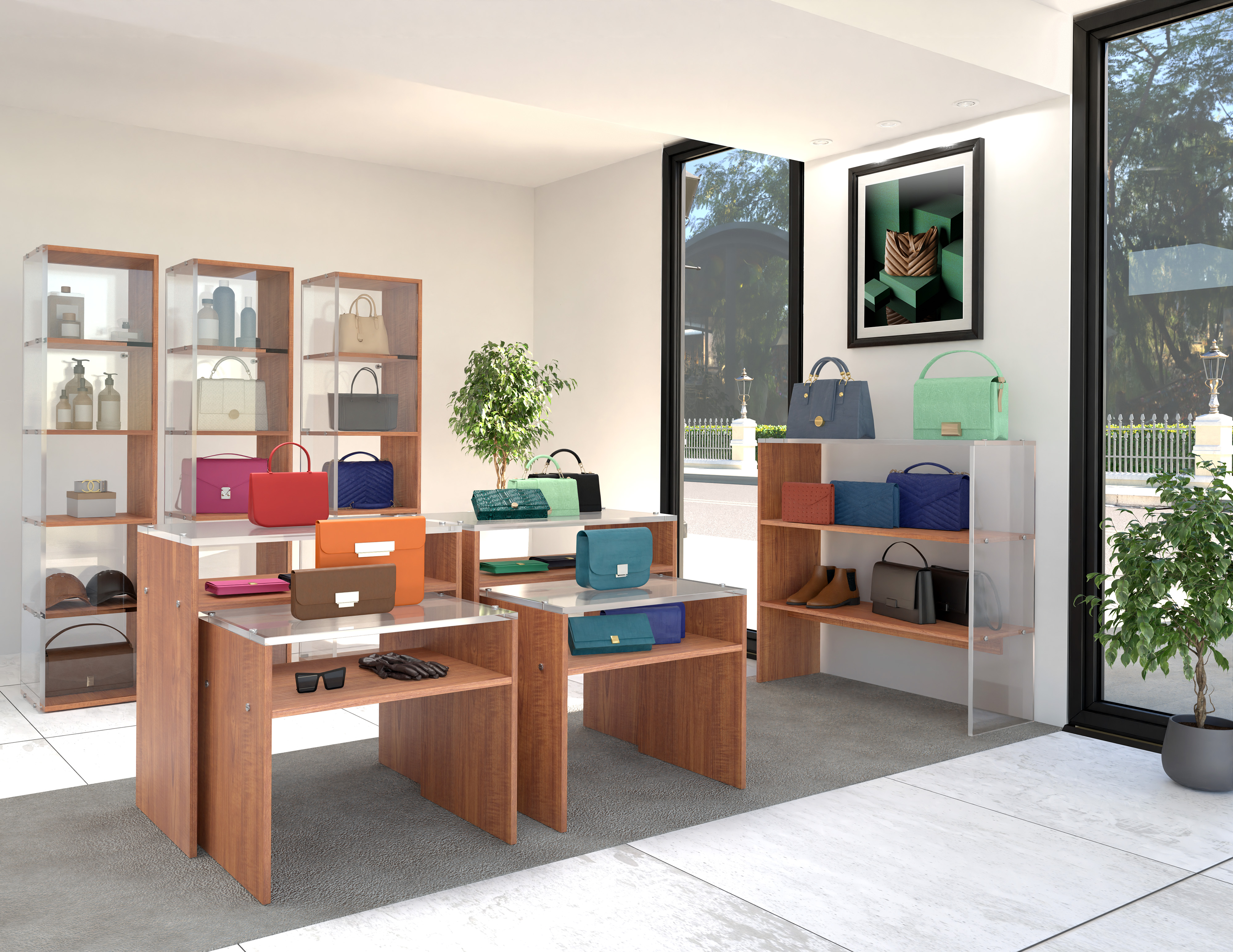 Wood Nesting Tables for Retail Display | FSC ® Certified | Displays2Go