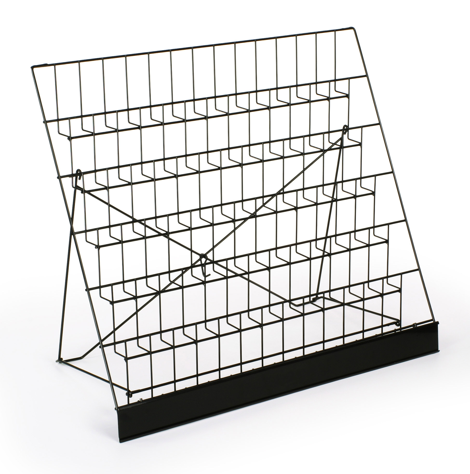 Wire Racks | 6-Tier Countertop Displays for Literature | Displays2Go