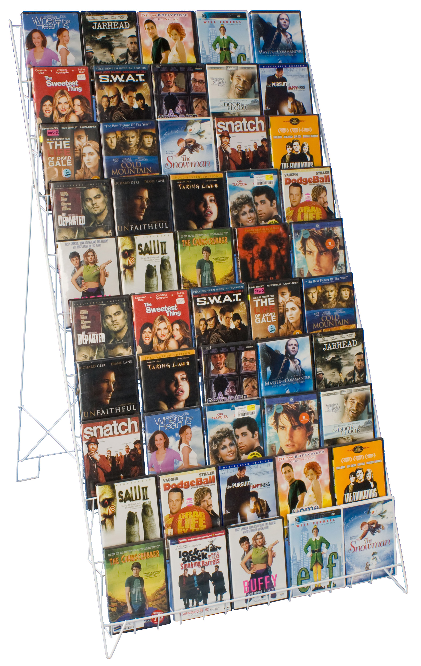 White Wire Magazine Rack | Holds Signage and Media | Displays2Go