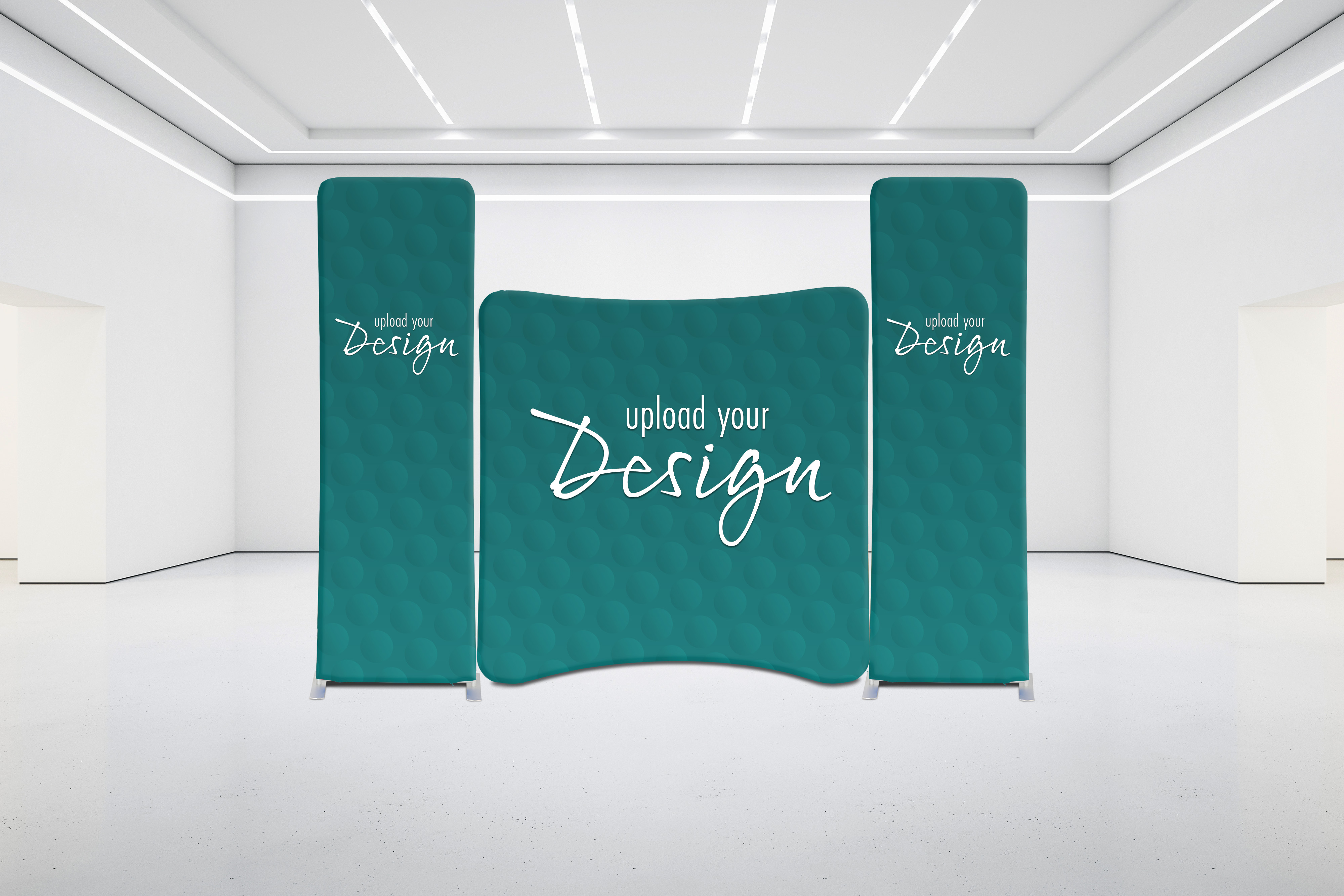 Exhibit Graphics | Curved Design with Custom Printing | Displays2Go