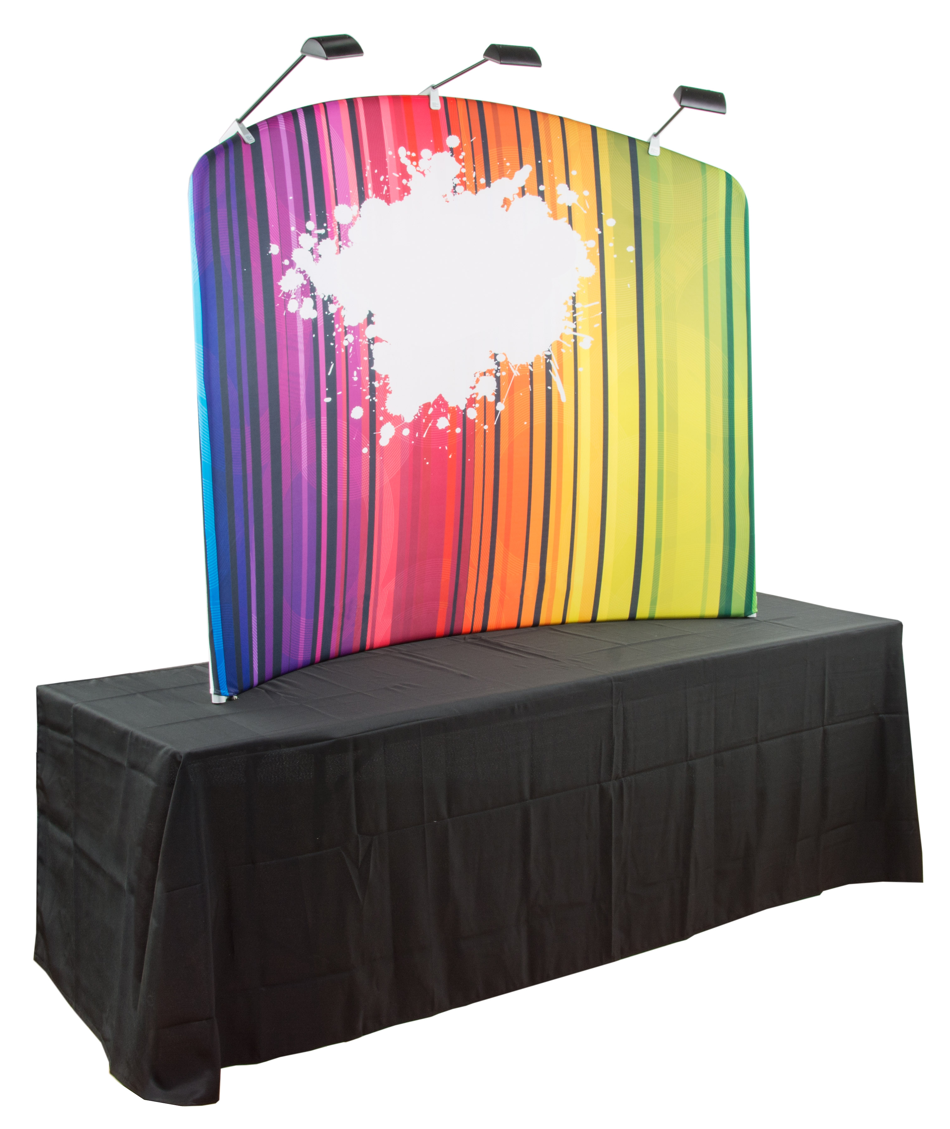 Tabletop Display | Collapsible Frame & 3 Halogen Lights | Displays2Go