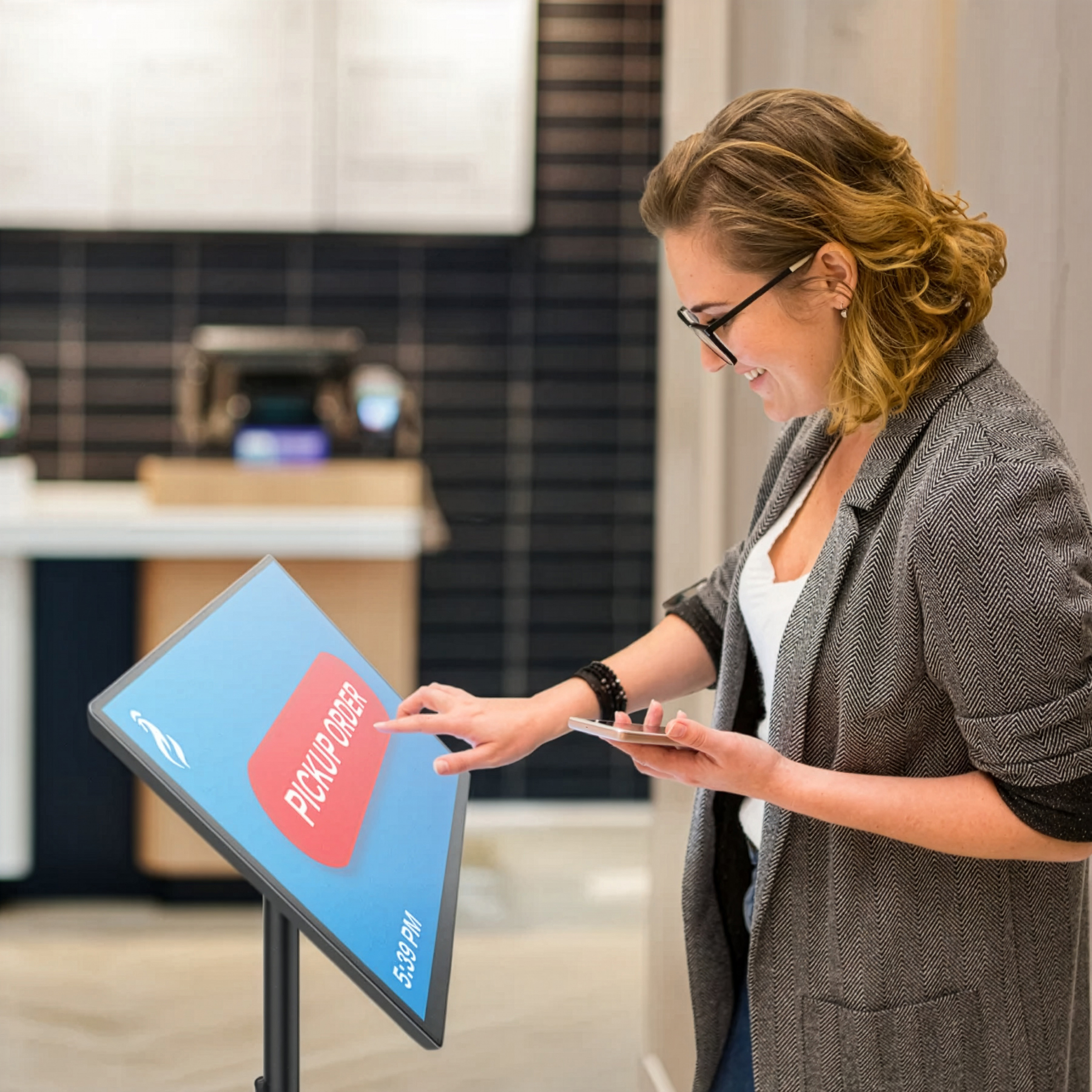 Mobile Rechargeable Kiosk | Shop Digital Signage | Displays2Go