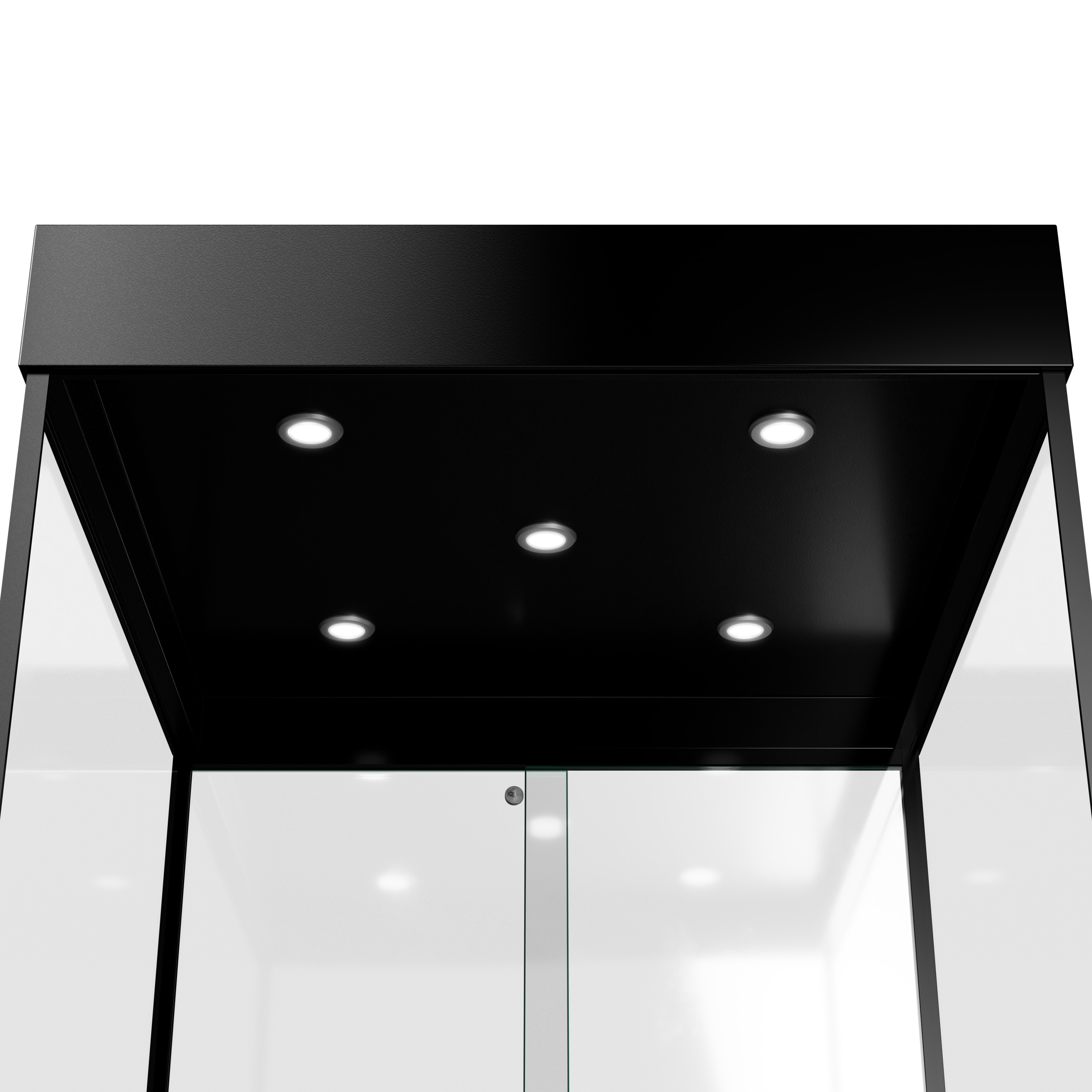 Mannequin Display Case | 40" LED Illuminated Showcase | Displays2Go