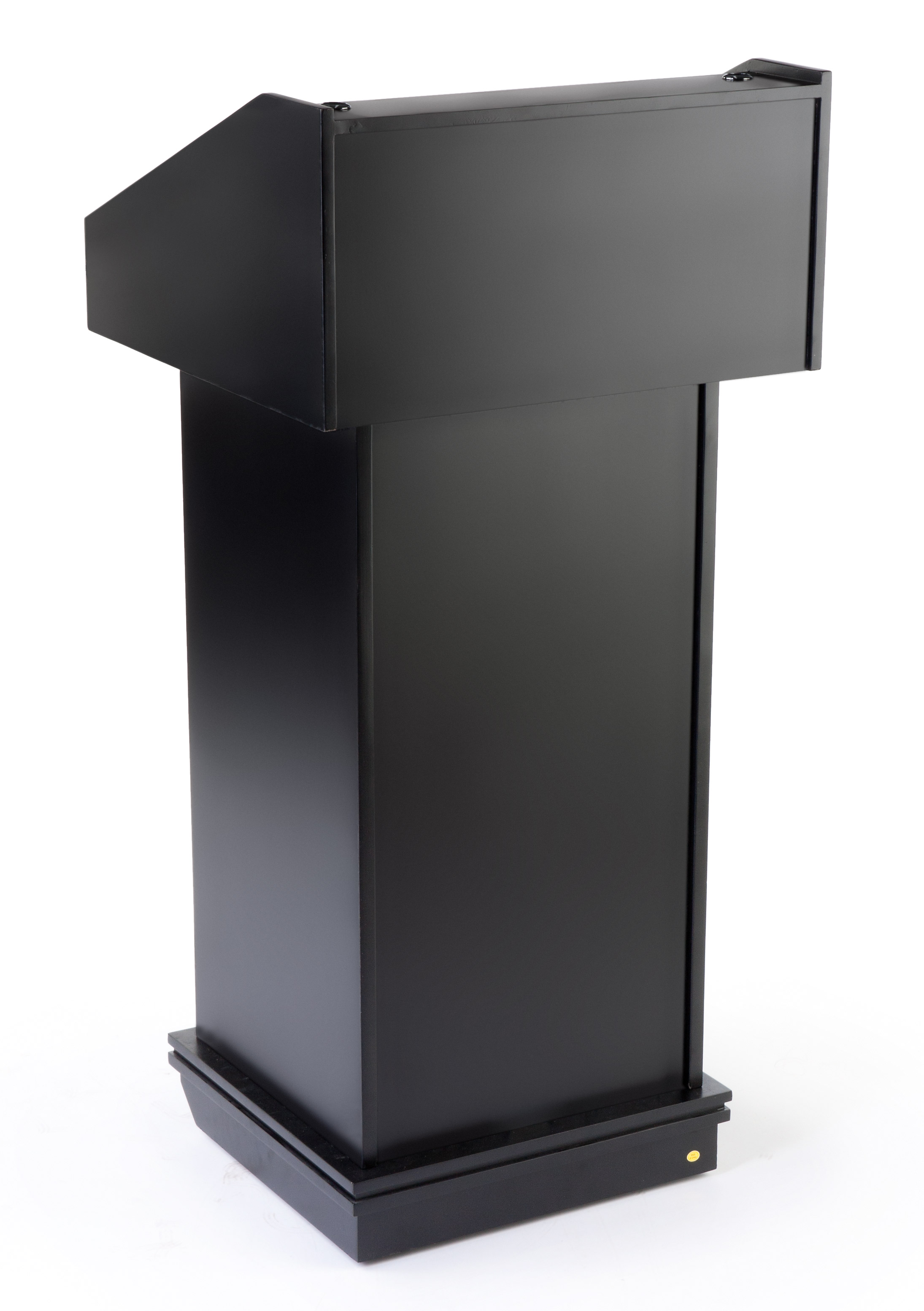 Black Podium Fixture | Hidden Wheels | Displays2Go