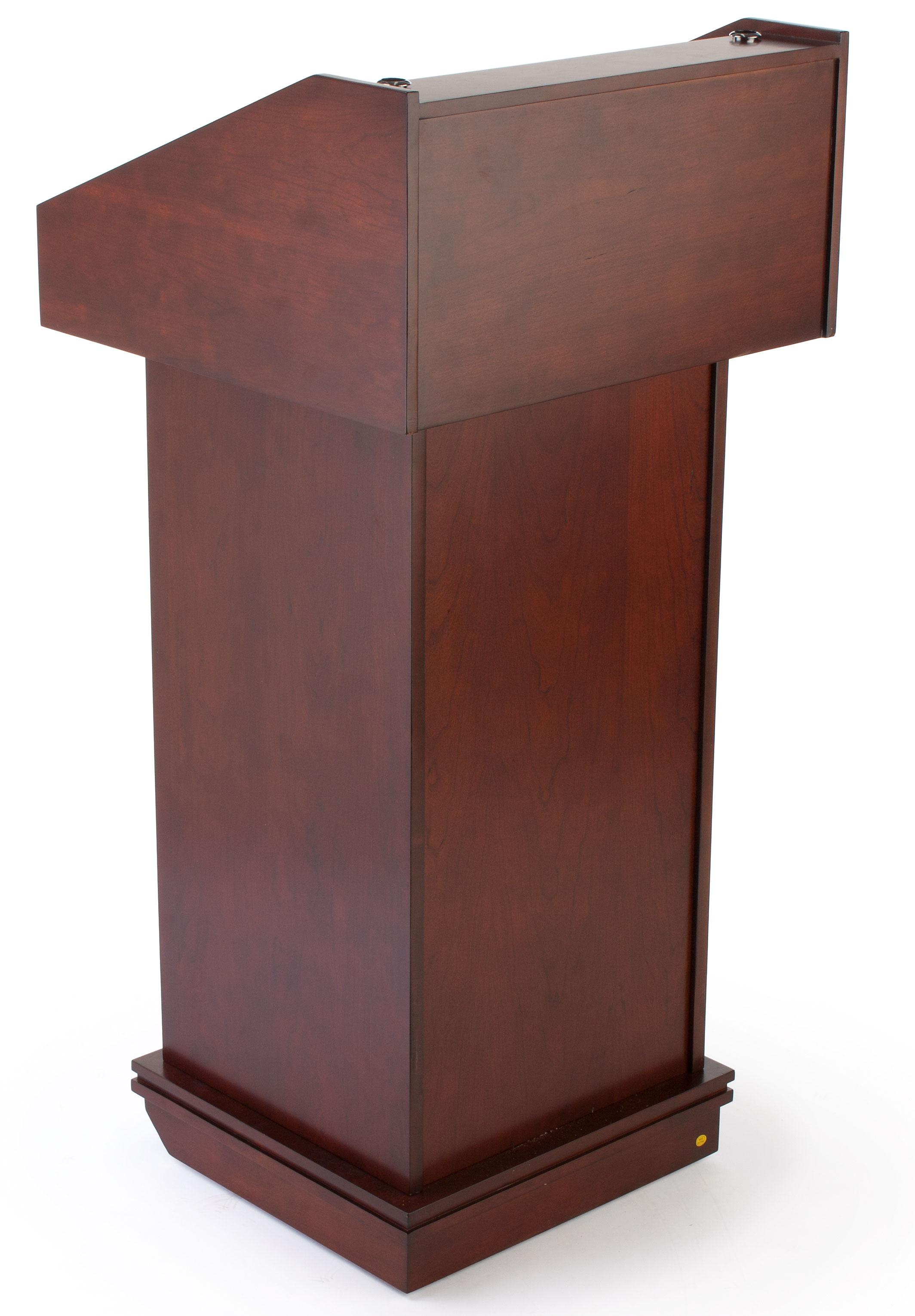 Wood Lecterns | Red Mahogany School Furniture | Displays2Go