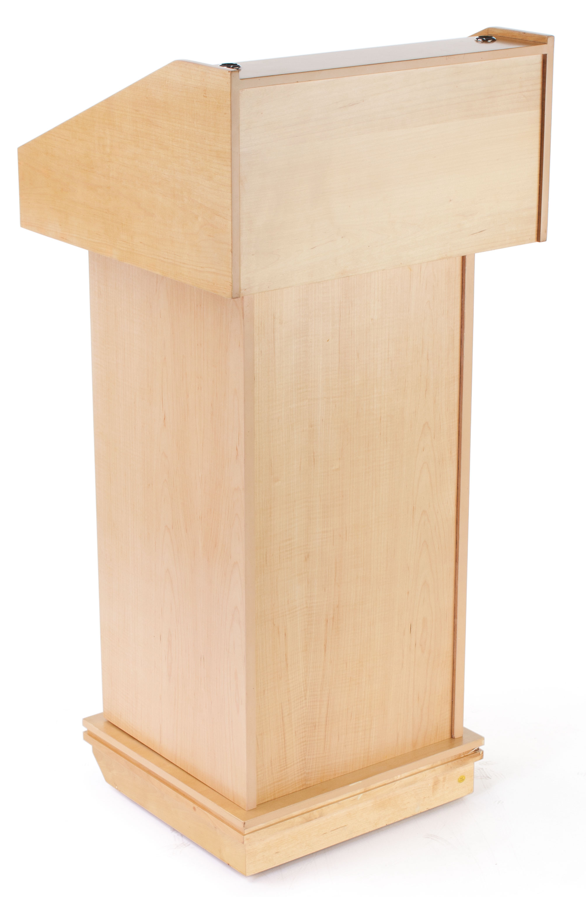 Maple Veneer Lectern | Podium Perfect for Churches & Schools | Displays2Go