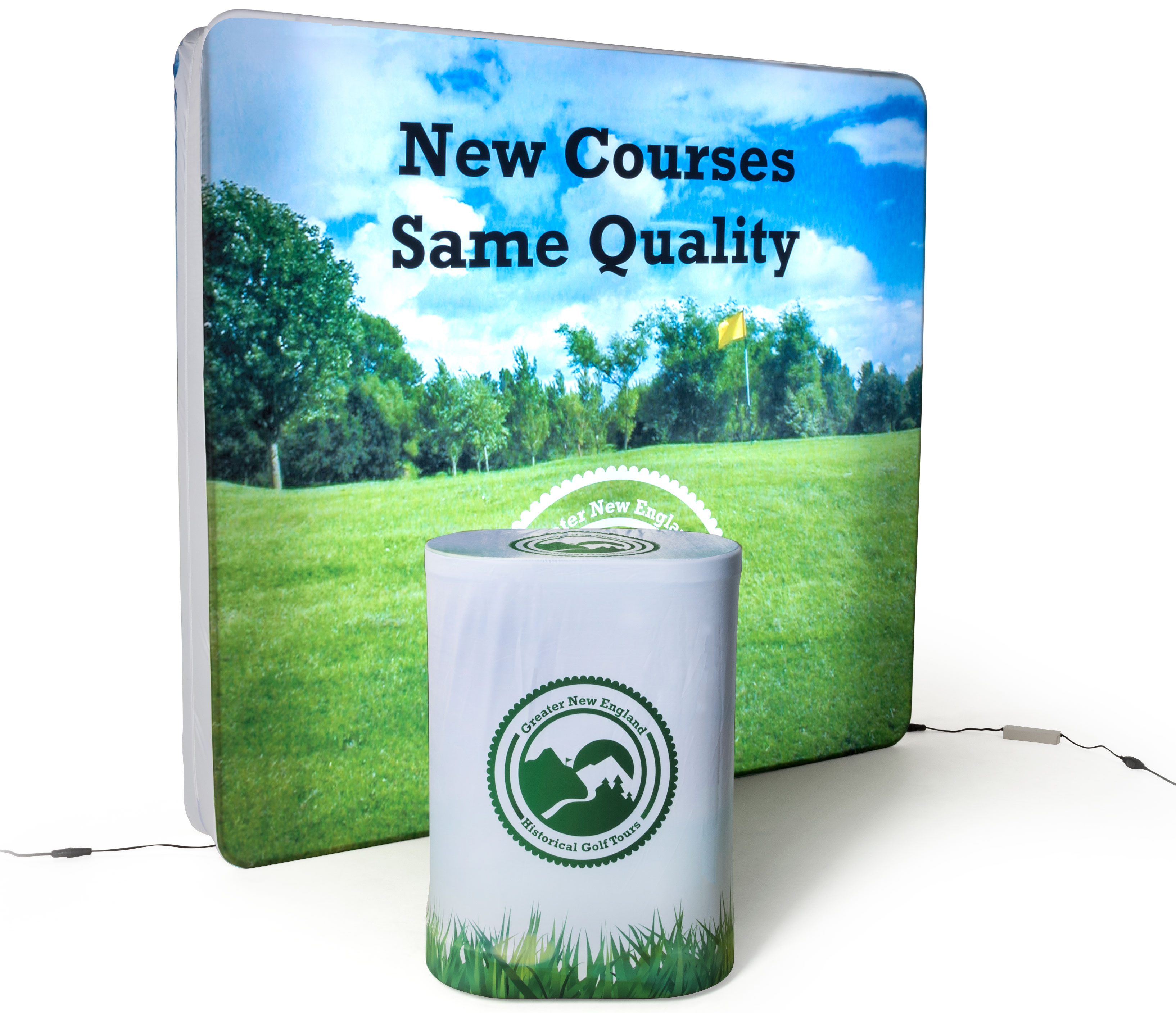 Replacement Counter Graphics for Backlit Booth | Displays2Go