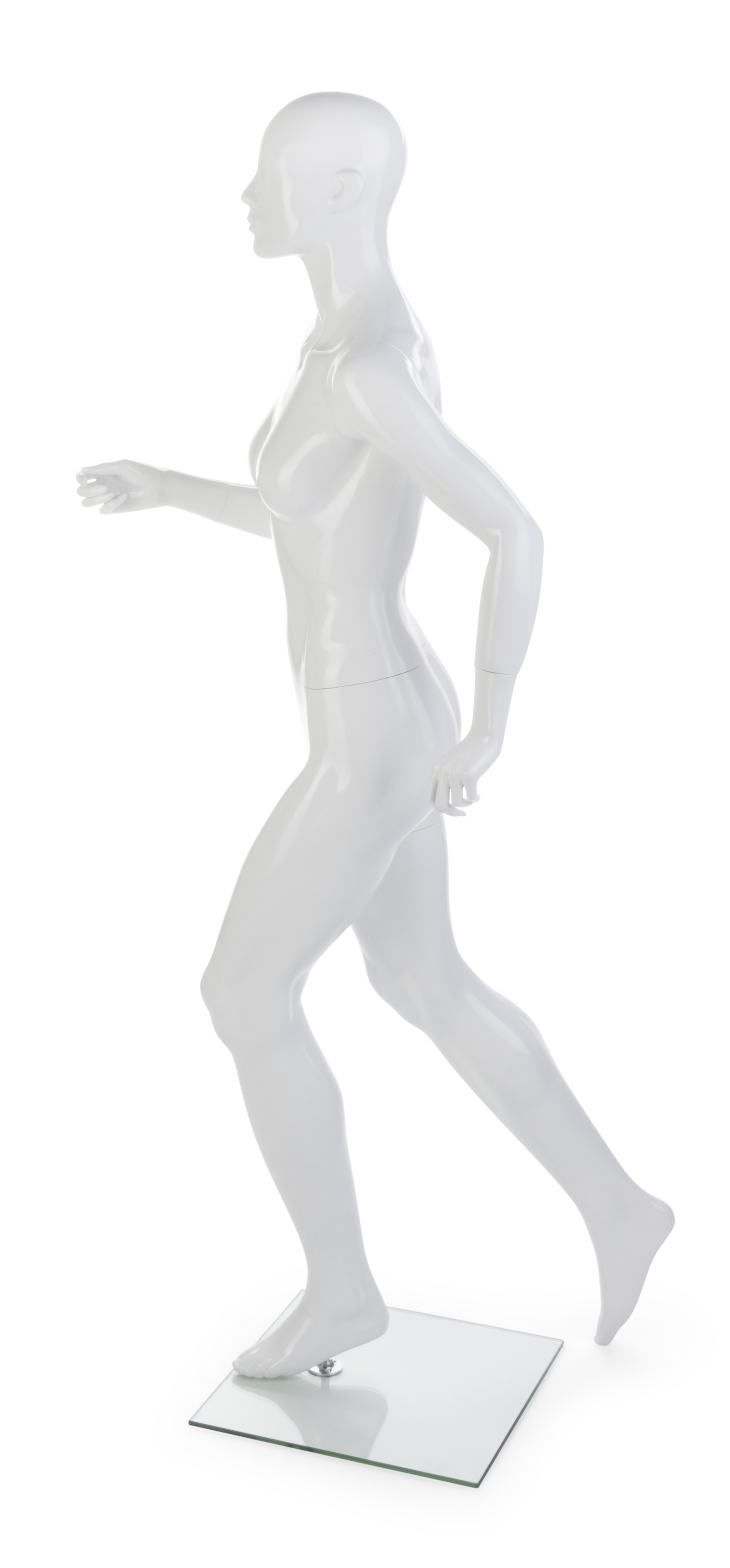 Female Running Mannequin | Jogging Pose | Displays2Go