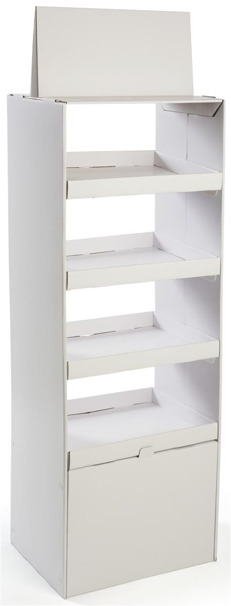 Cardboard Floor Display | Double Sided for Easy Access