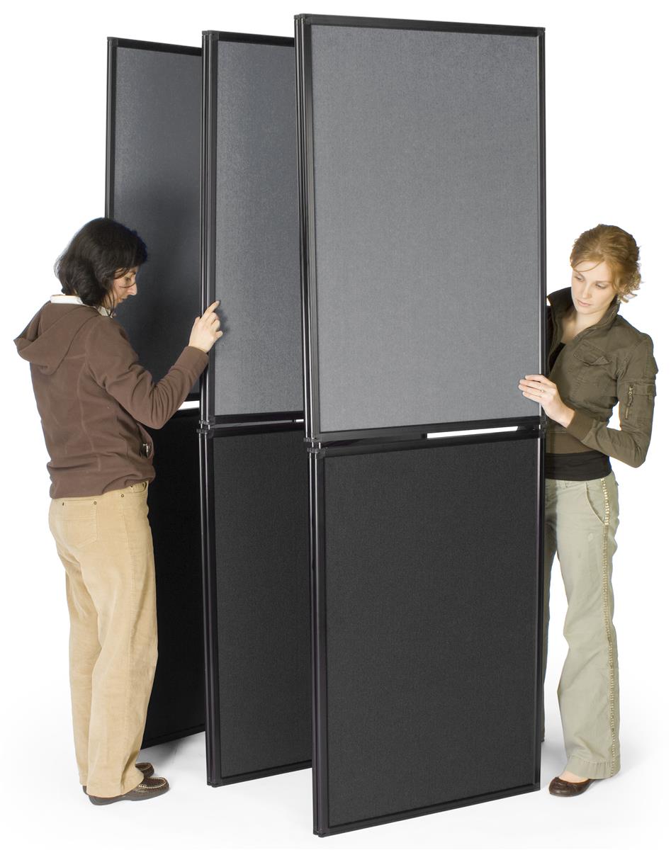 Black Display Panel Booth | 10 Section Backdrop