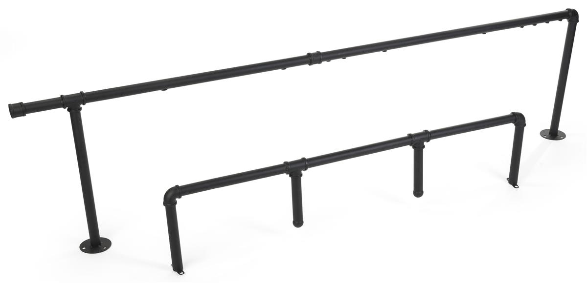 Pipe Outrigger Add-On Unit with Hang Bar | Powder Coated