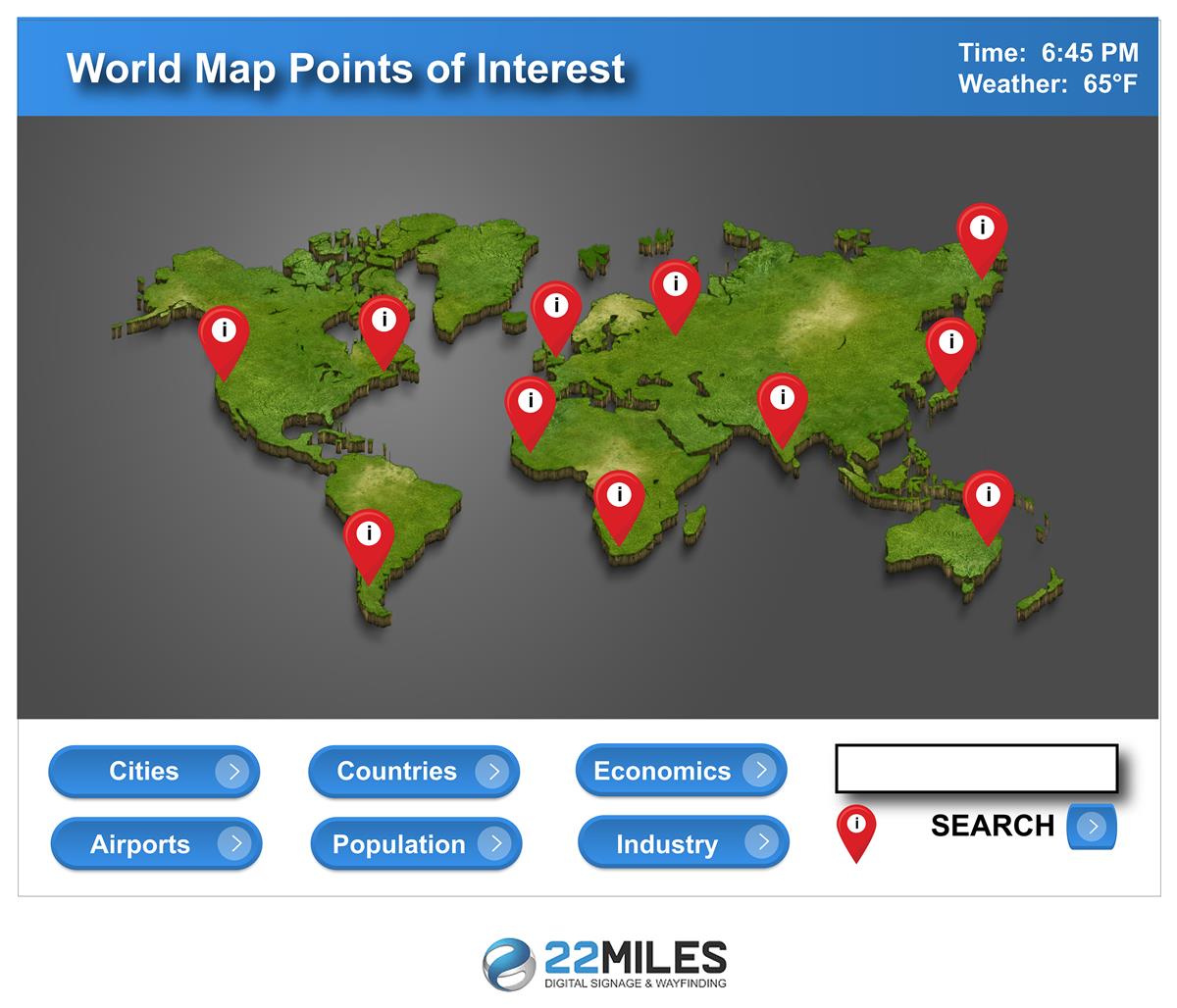 Digital Directory Software | Customized Interactive Design
