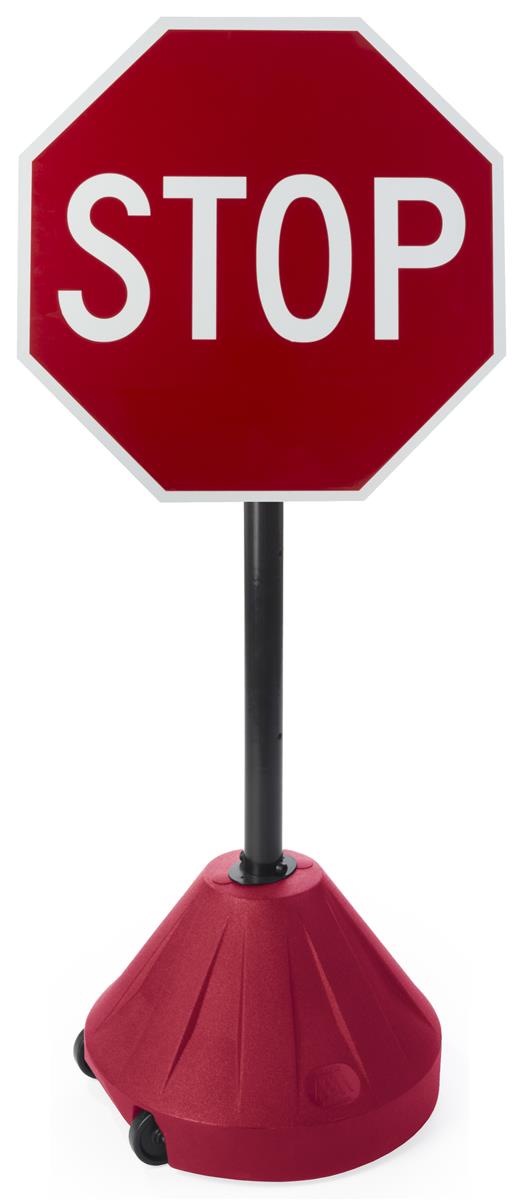 Portable Stop Sign Stand | Dual Mountable Display