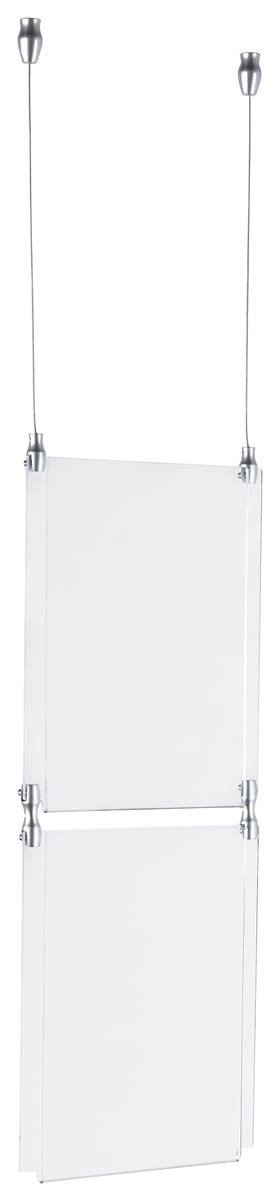 Storefront Signage Systems - (2) Piece Cable Sign Hanging Display