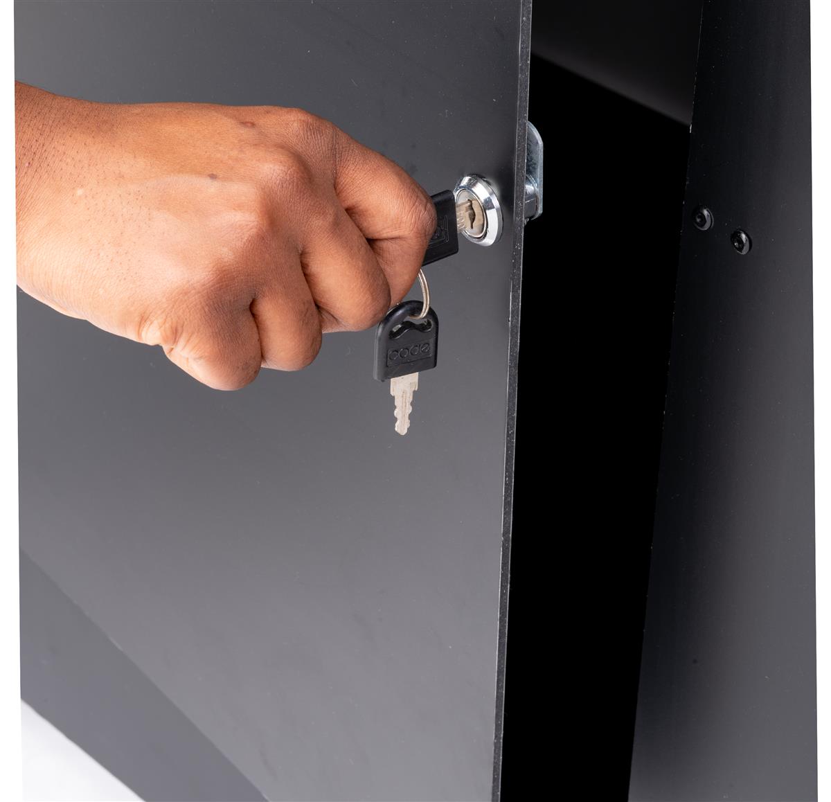 Backlit Tension Fabric Charging Counter | With Custom Graphics