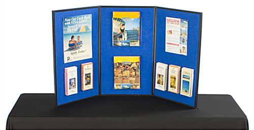 Trade Show Folding Panel Display | 2-Sided Blue / Red
