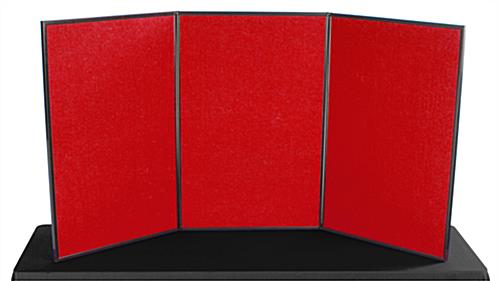 Tabletop Panel Display | Double Sided Hook & Loop Fabric