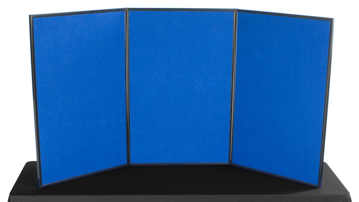 Tabletop Panel Display | Double Sided Hook & Loop Fabric