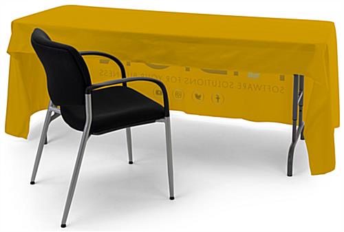 Custom Table Covers | Full Color Dye-Sublimation Printing