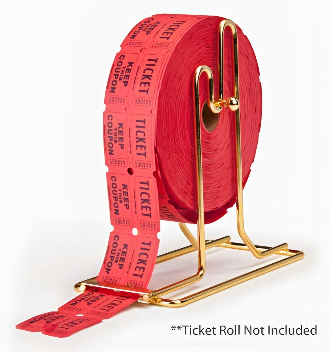 Raffle Ticket Holder For Countertop Use - Brass | Post Up Stand