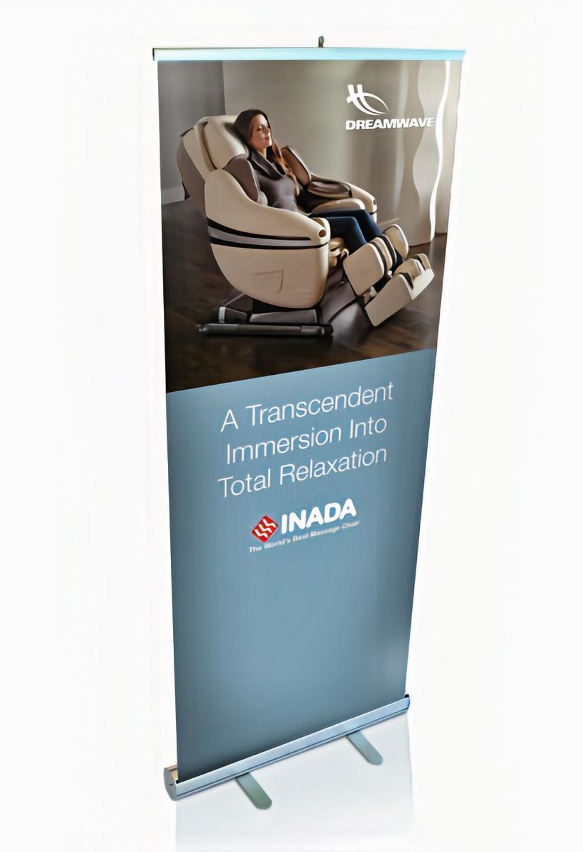DreamWave Custom Printed Banner | Post-Up Stand