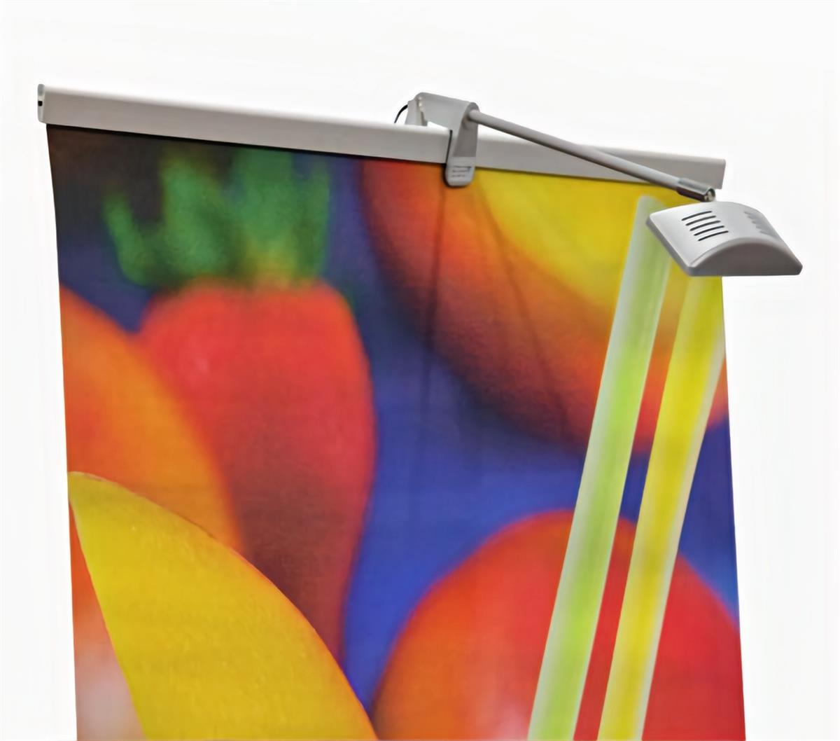 LED Display Light with Adjustable Clamp | Post Up Stand