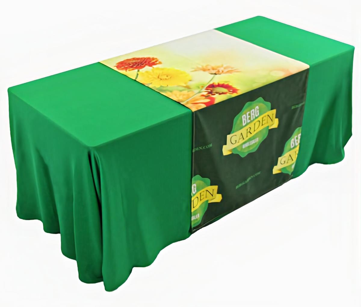 Table Throw with Custom Printed Runner Kit