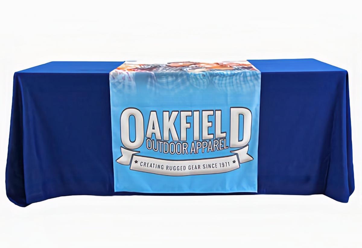 Table Throw with Custom Printed Runner Kit