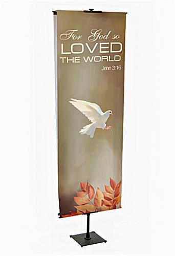 Double-Sided Telescopic Banner Stands | 360 Degree Visibility