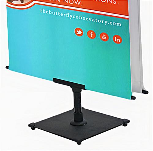 Double-Sided Telescopic Banner Stands | 360 Degree Visibility