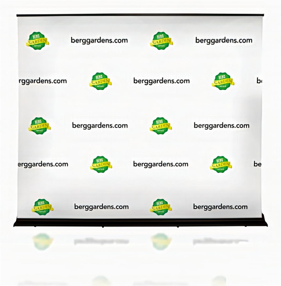 Retractable Backdrop | 8' Custom Printed Backwall for Events