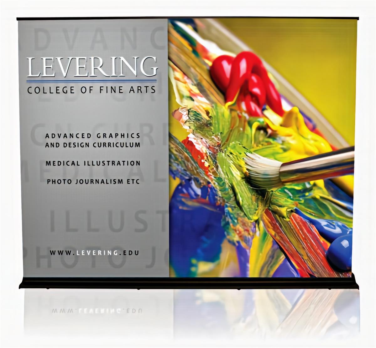 Retractable Backdrop | 8' Custom Printed Backwall for Events