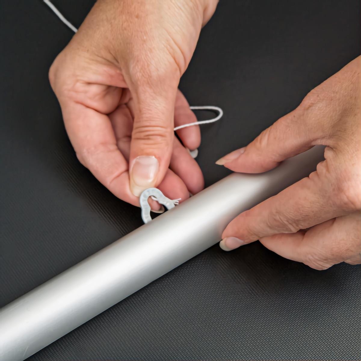 Aluminum Banner Rod Set | Ceiling Hanging Printed Sign Display