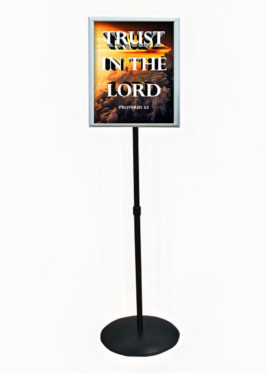 Poster Stand - Small | Adjustable Height | Post Up Stand