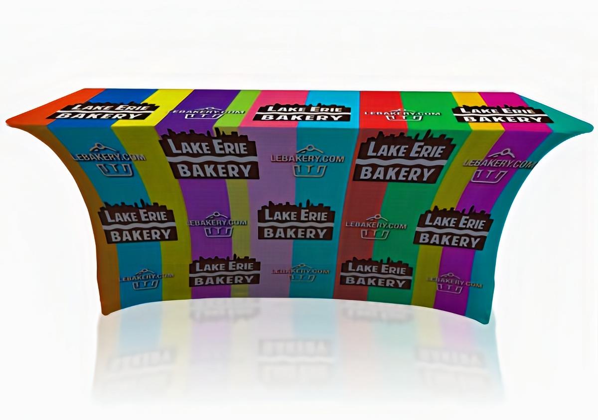 Custom Printed Fitted Table Cover | 6' or 8' Printed Table Cover