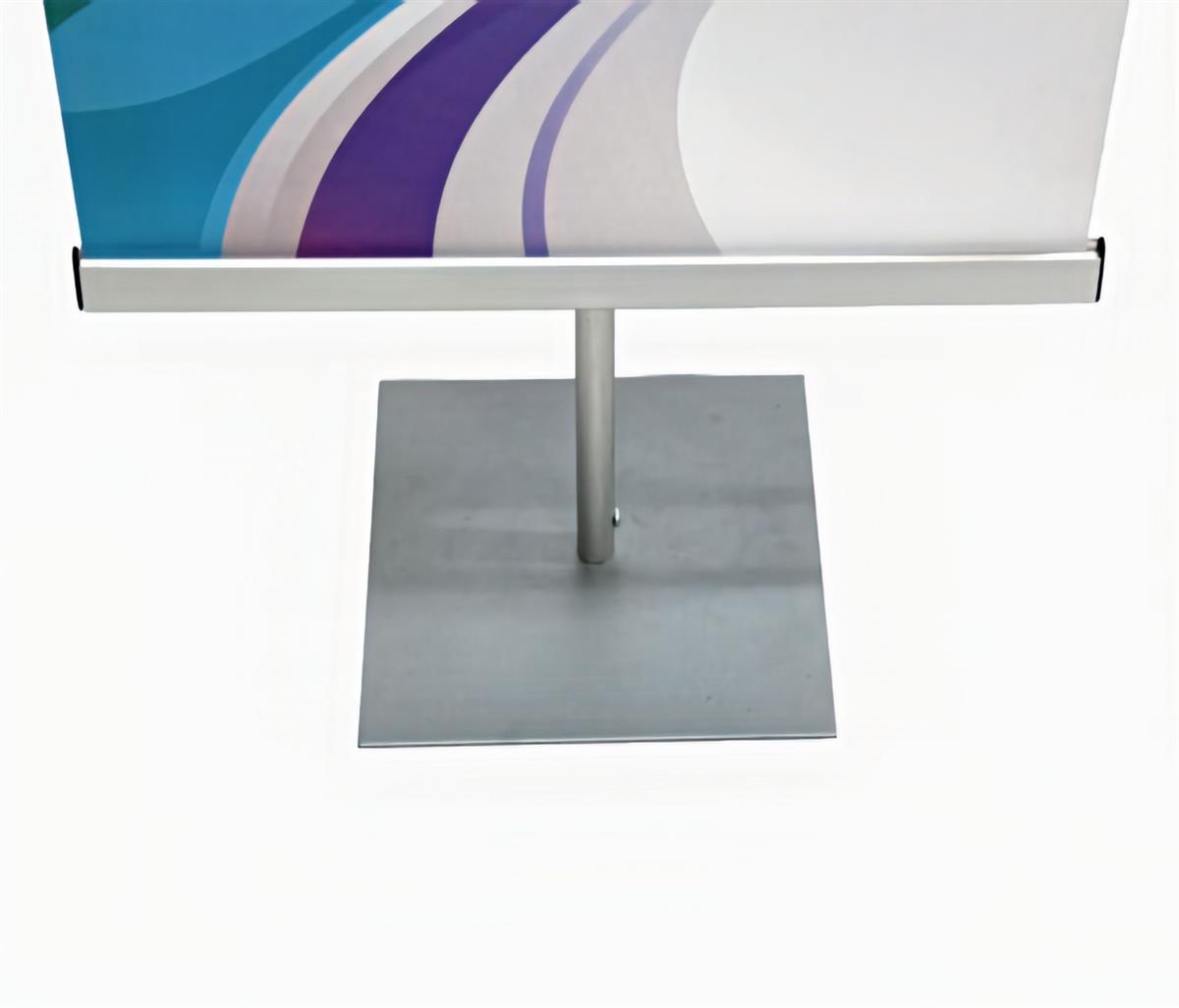 Silver-Pro Double-Sided Telescopic Banner Stand