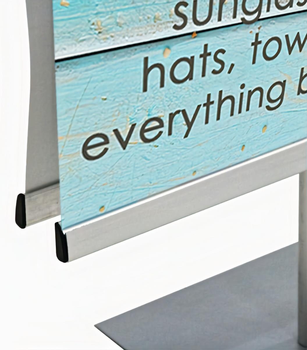 Silver-Pro Double-Sided Telescopic Banner Stand | Post Up Stand